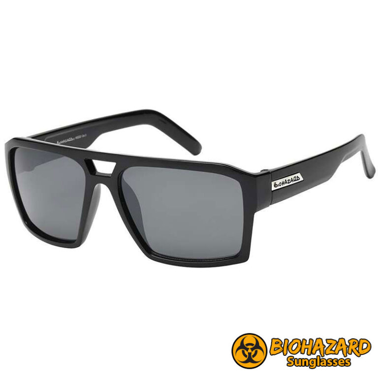 Sorte Biohazard Millionaire Solbriller - Mørke glas